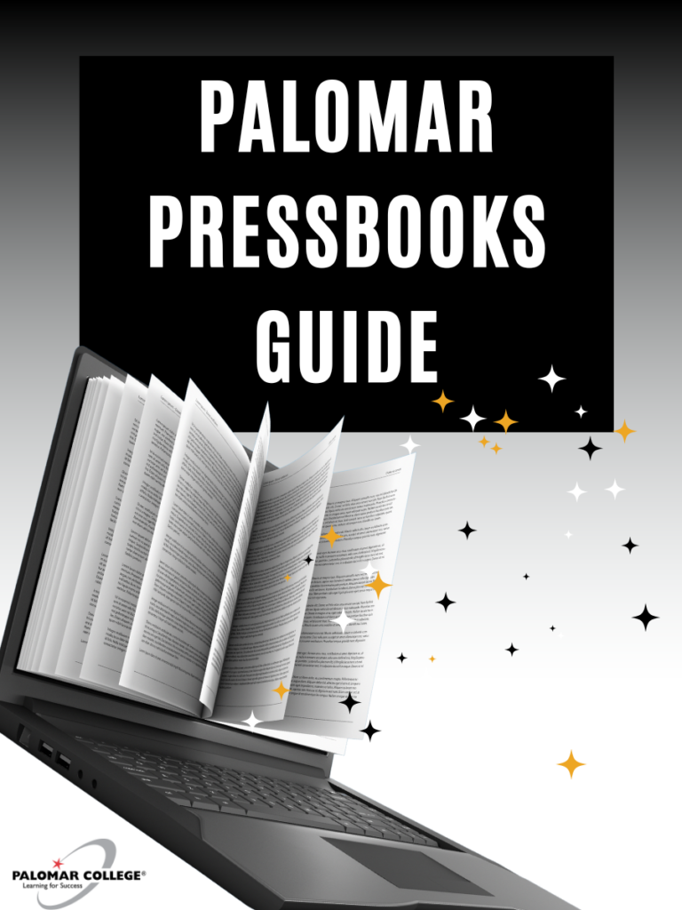 Palomar Pressbooks User Guide – Simple Book Publishing